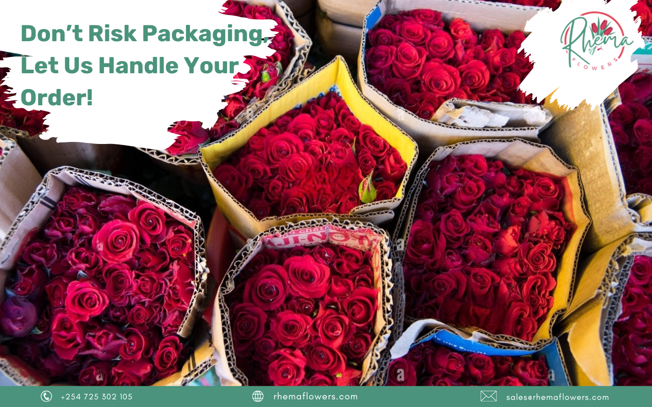 The Packaging, Let Us Handle Your Order | Rhema Flowers